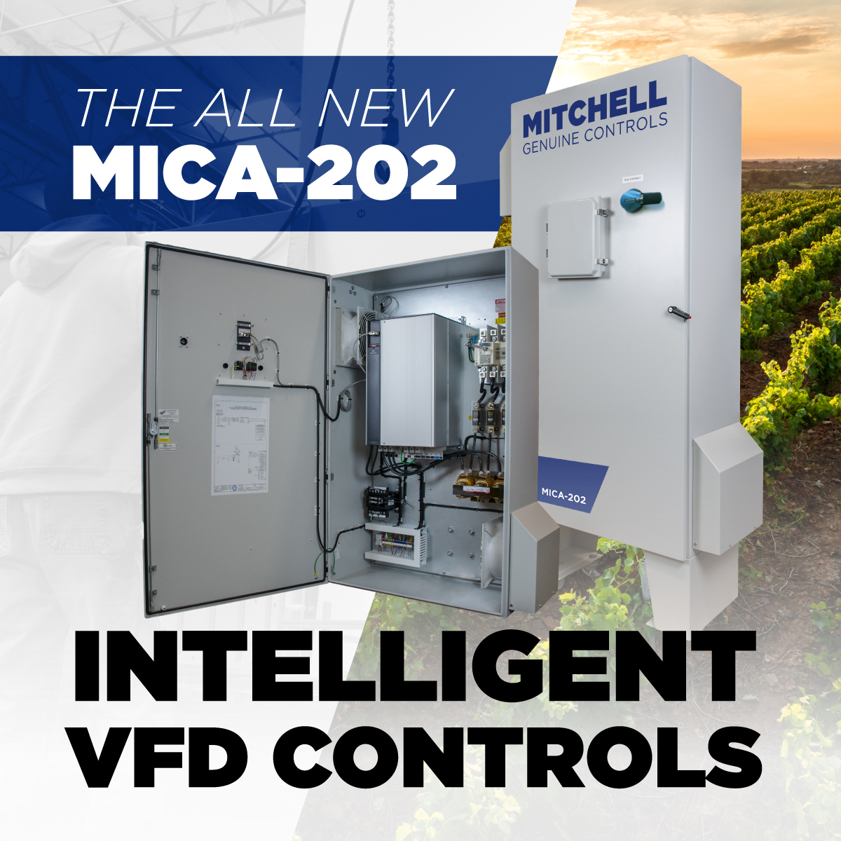 Mitchell Lewis Launches New MICA-202 VFD Panel to US Ag Market